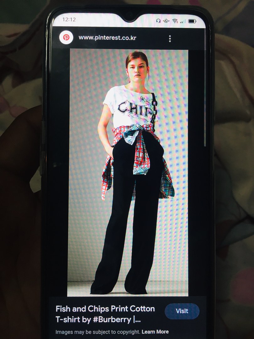 Rare Burberry fish and chips, Luxury, Apparel on Carousell