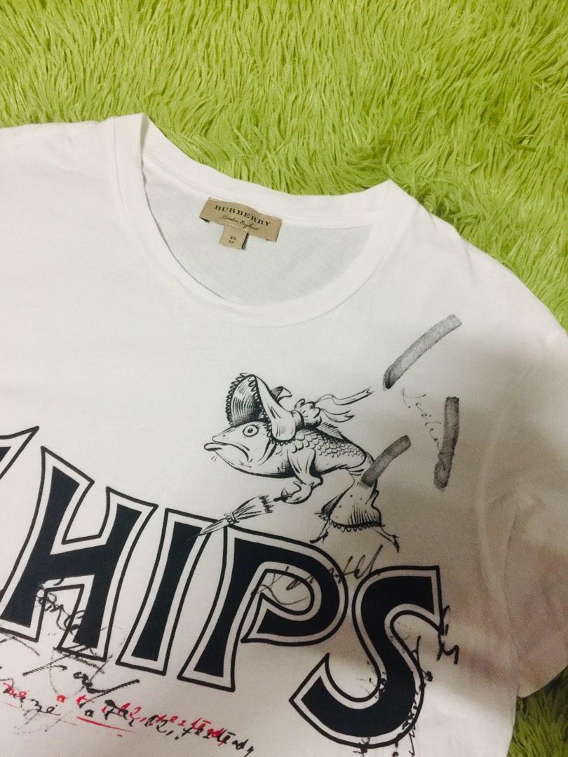 Rare Burberry fish and chips, Luxury, Apparel on Carousell
