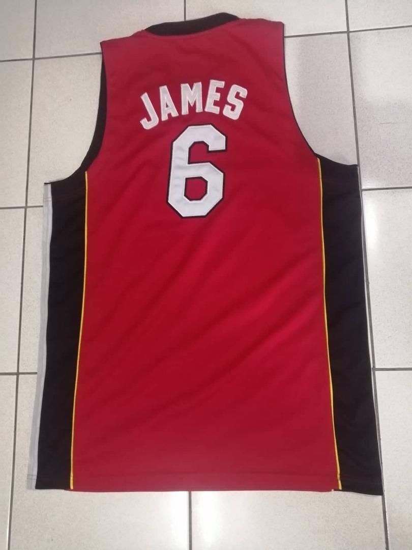 Rare NBA Authentics Miami Heat LeBron James Basketball Jersey - Large ...