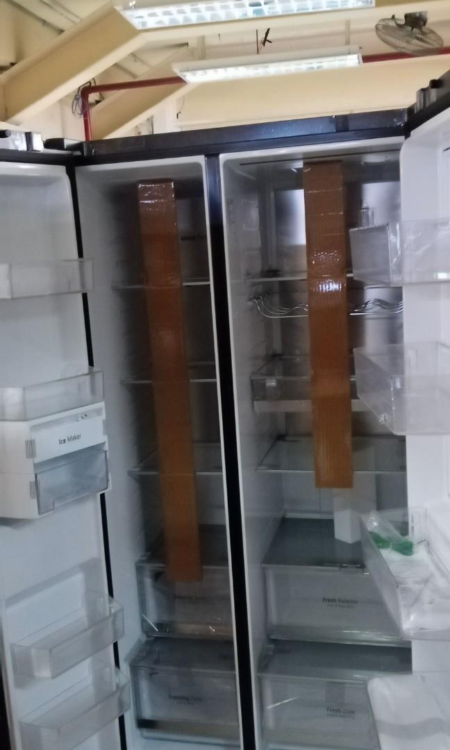 REF SIDE BY SIDE DOOR 24CUFT INVERTER, TV & Home Appliances, Kitchen ...