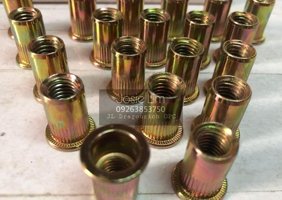 Rivet Nut Fastener - Yellow Zinc Coated M8 X 18 - ONHAND AND AVAILABLE ...