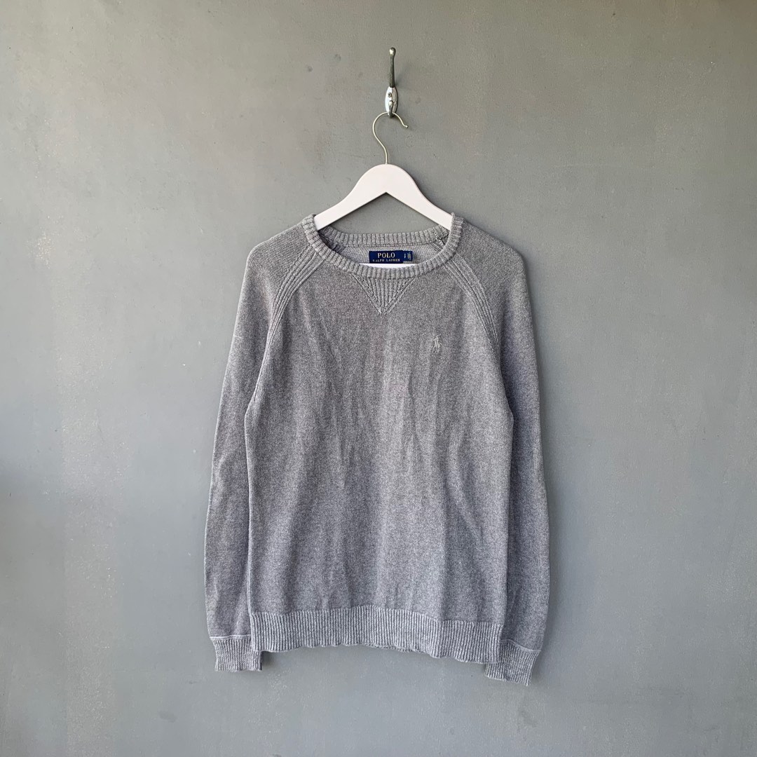 RL knitted sweater, Men's Fashion, Tops & Sets, Hoodies on Carousell