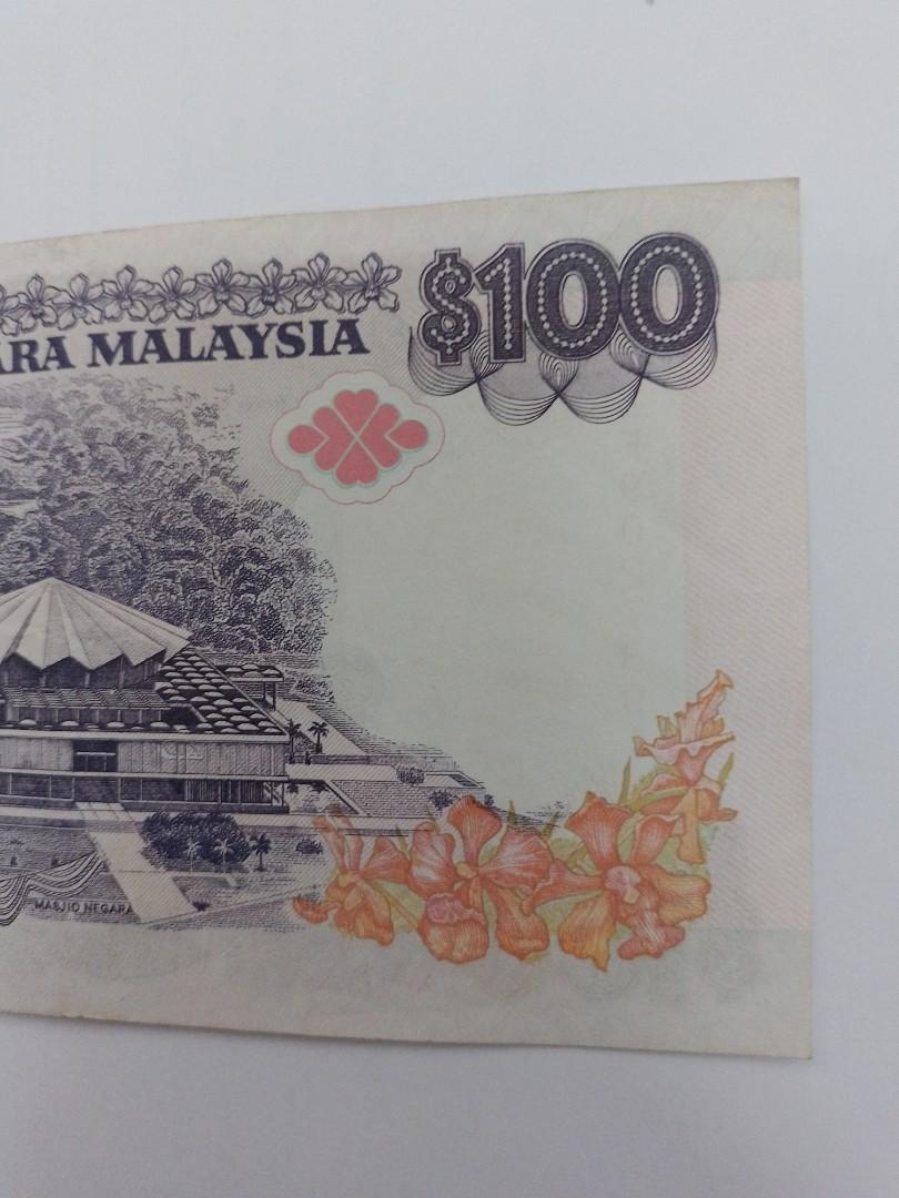 RM100 Jafar Signature Banknote (ZF9027894) No Hole, No tear., Hobbies ...