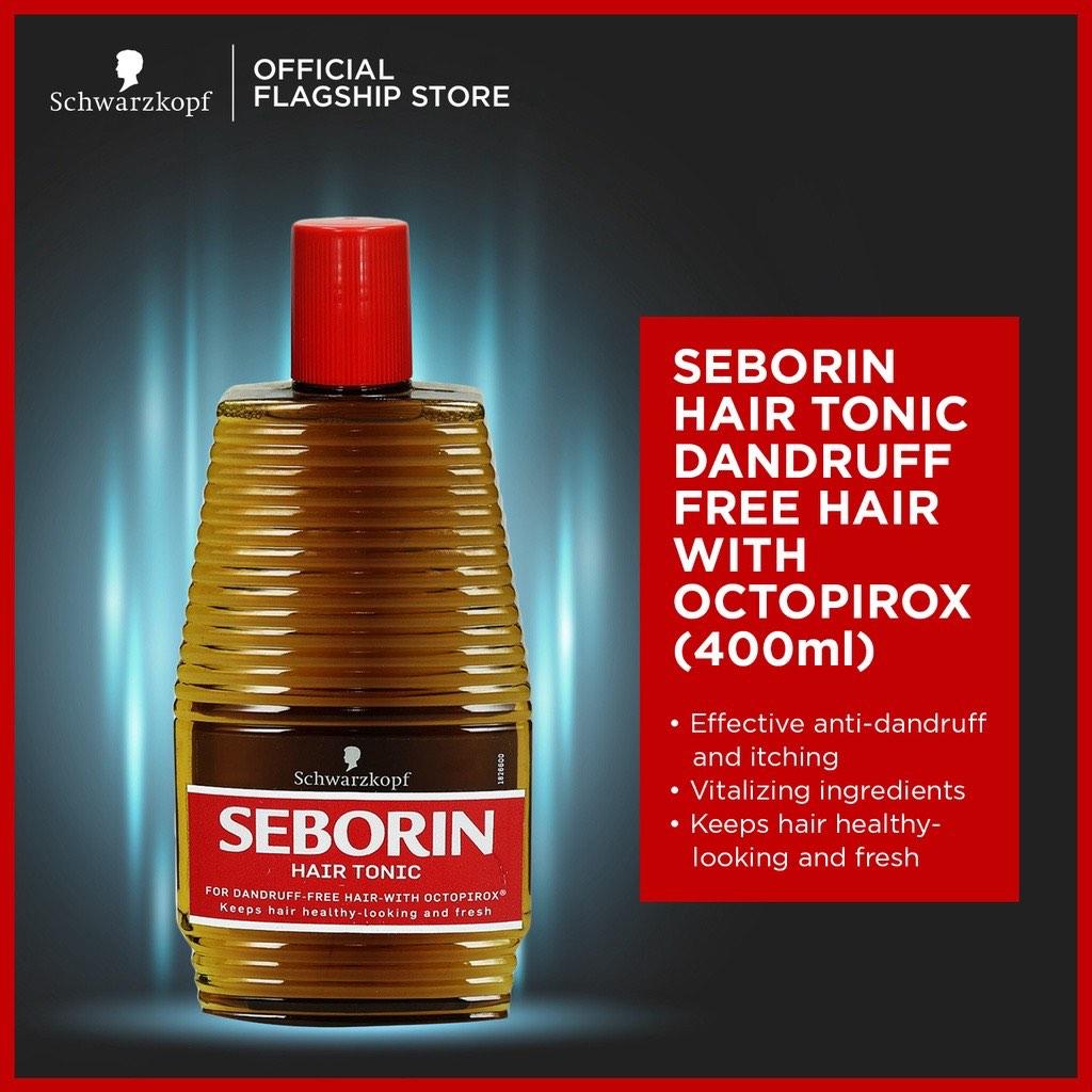 Schwarzkopf Seborin Hair Tonic Dandruff-Free Hair with Octopirox 400ml ...