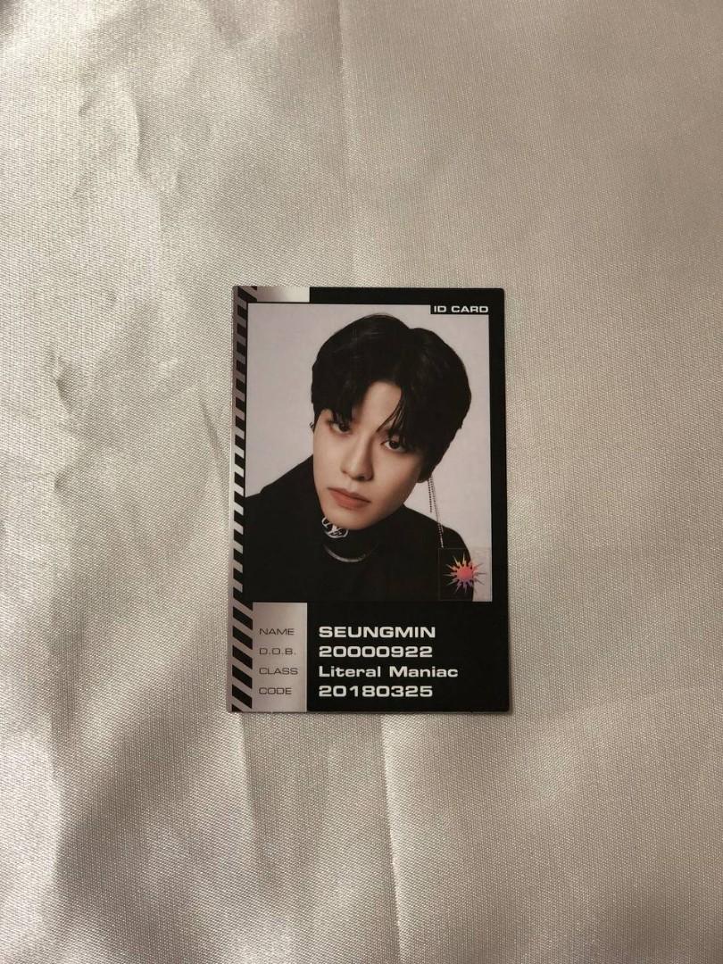 seungmin oddinary ID card, Hobbies & Toys, Memorabilia & Collectibles ...