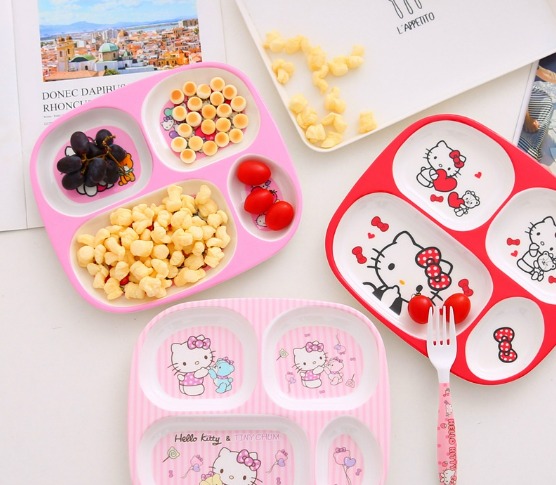 [SG Ready Stock] Tableware Children's Plate Drop Resistant Plate Baby ...