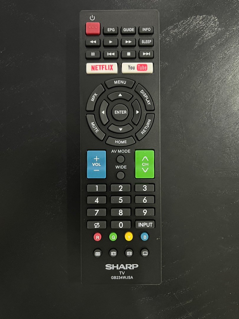 SHARP TV Remote Control, TV & Home Appliances, TV & Entertainment, TV ...