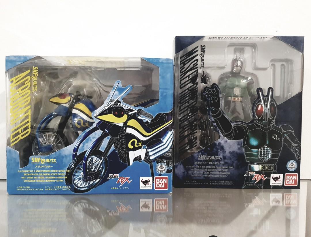 Shf Kamen Rider Black RX & Shf Acrobatter SELL IN SET, Hobbies & Toys ...