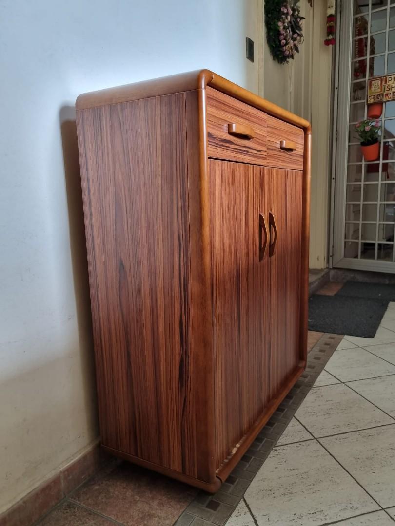 Shoe Rack with Boxes and Closed Cabinets, Furniture & Home Living ...