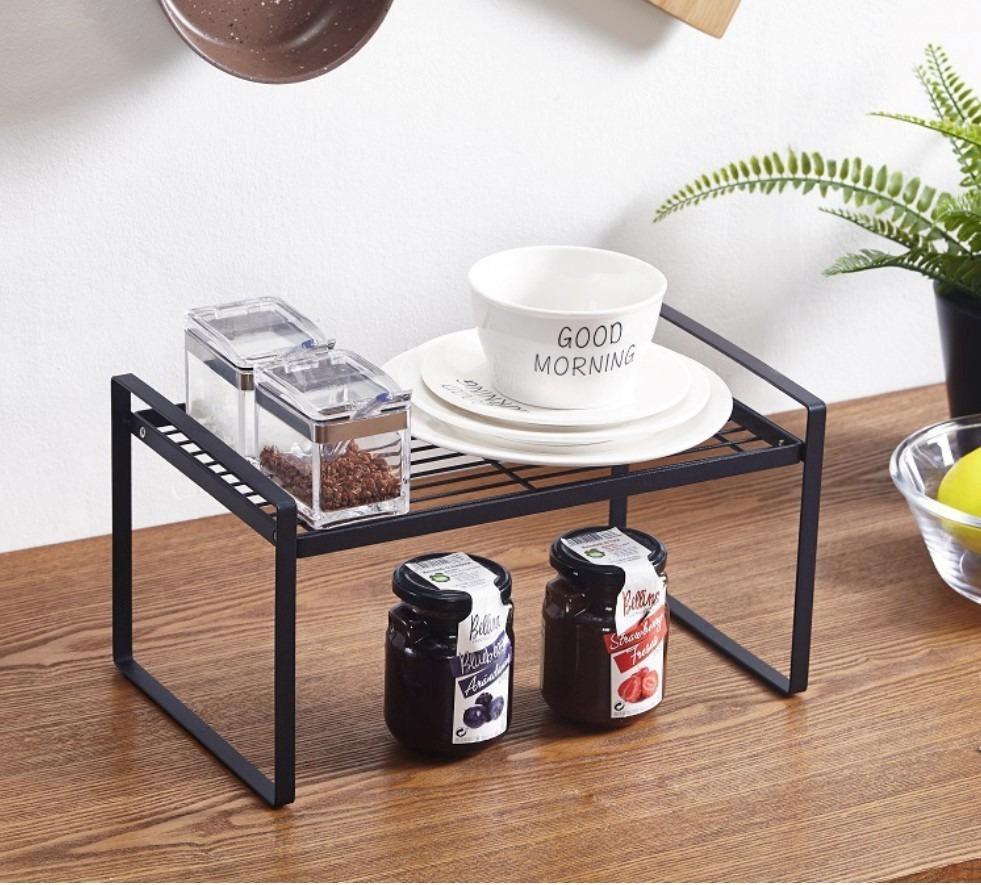 Simple Stackable Kitchen Rack Organizer / Simple Spice Rack / Space ...
