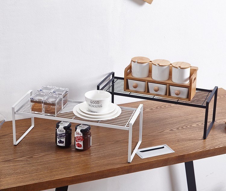 Simple Stackable Kitchen Rack Organizer / Simple Spice Rack / Space ...