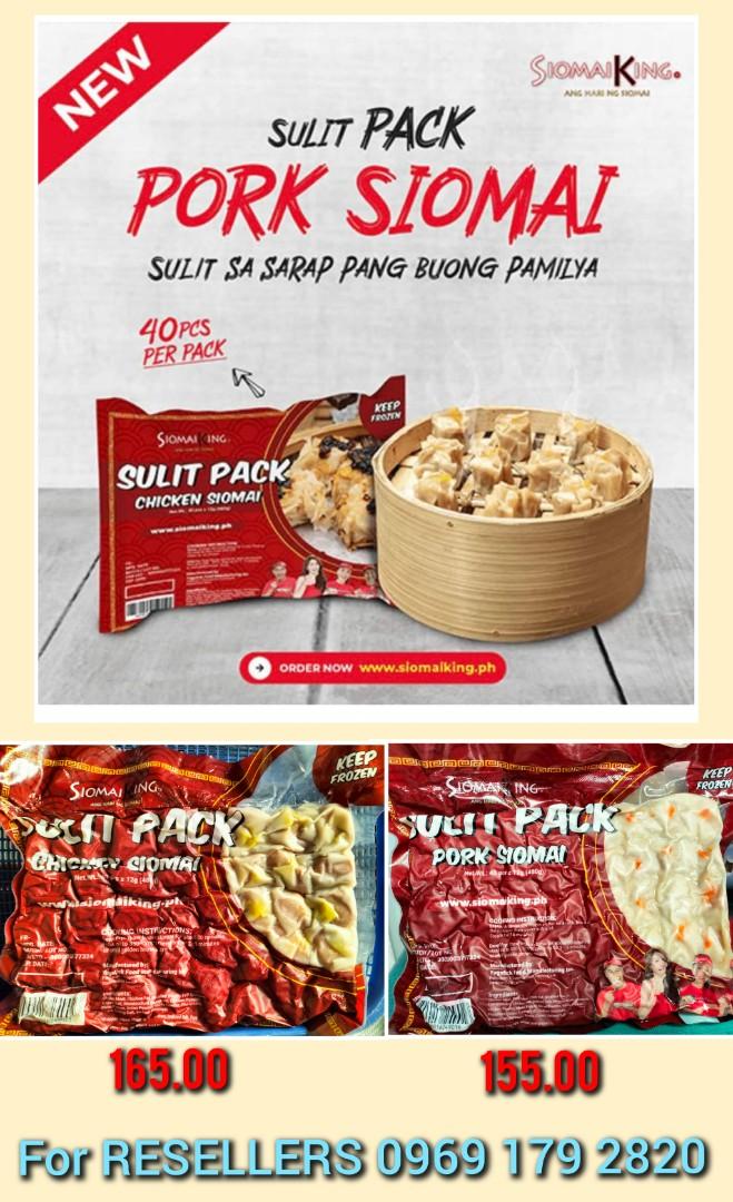 SIOMAI KING SULIT PACK, Food & Drinks, Chilled & Frozen Food on Carousell