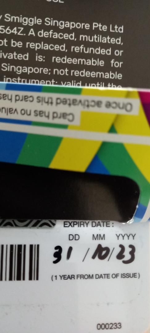 Smiggle $50 gift card expire on 31st Oct 2023, Tickets & Vouchers ...