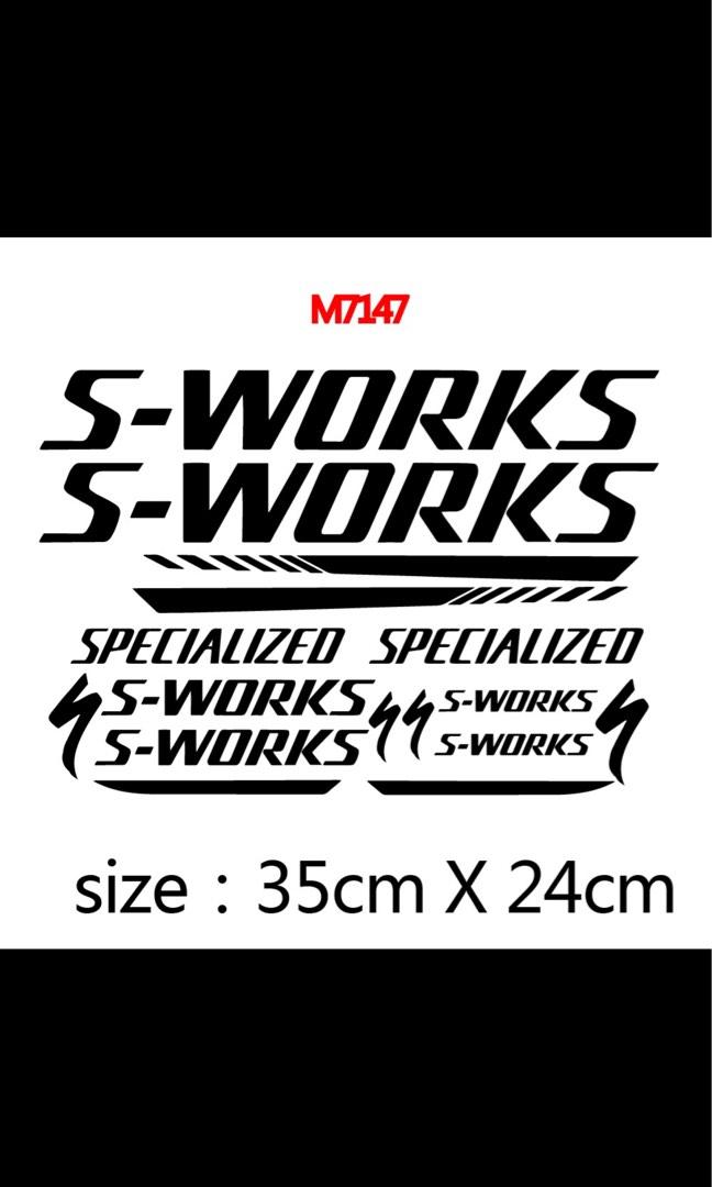 SPECIALIZED S-WORKS Decals WITH INSTALLATION (BRAND NEW/ IN STOCK ...