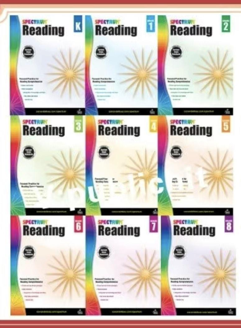 Spectrum reading series, Hobbies & Toys, Books & Magazines, Assessment Books on Carousell