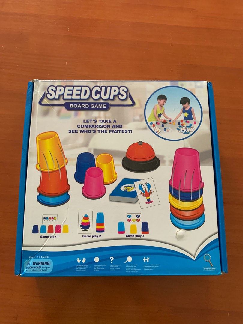 Speed cups toy, Hobbies & Toys, Toys & Games on Carousell