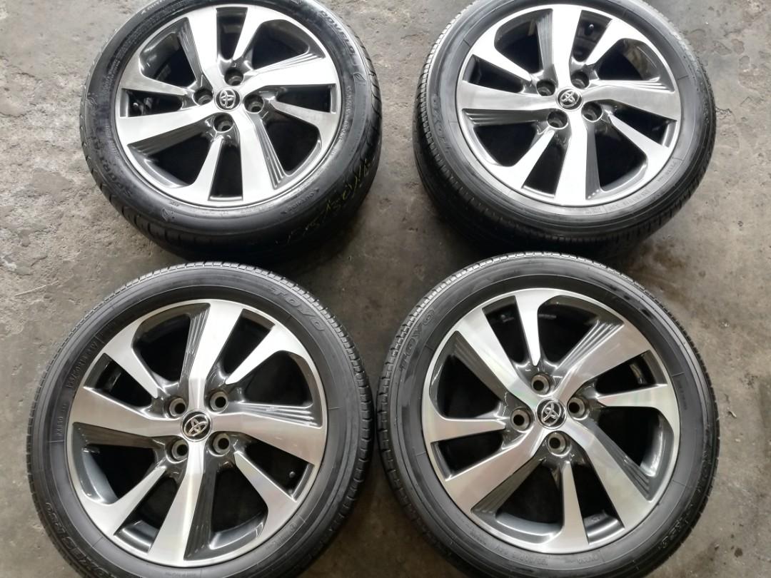 Sport rim toyota yaris vios original 16 inch, Auto Accessories on Carousell