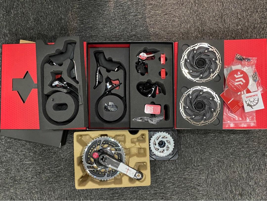 Sram Red AXS 12speed Disc Groupset with Powermeter, Sports Equipment ...
