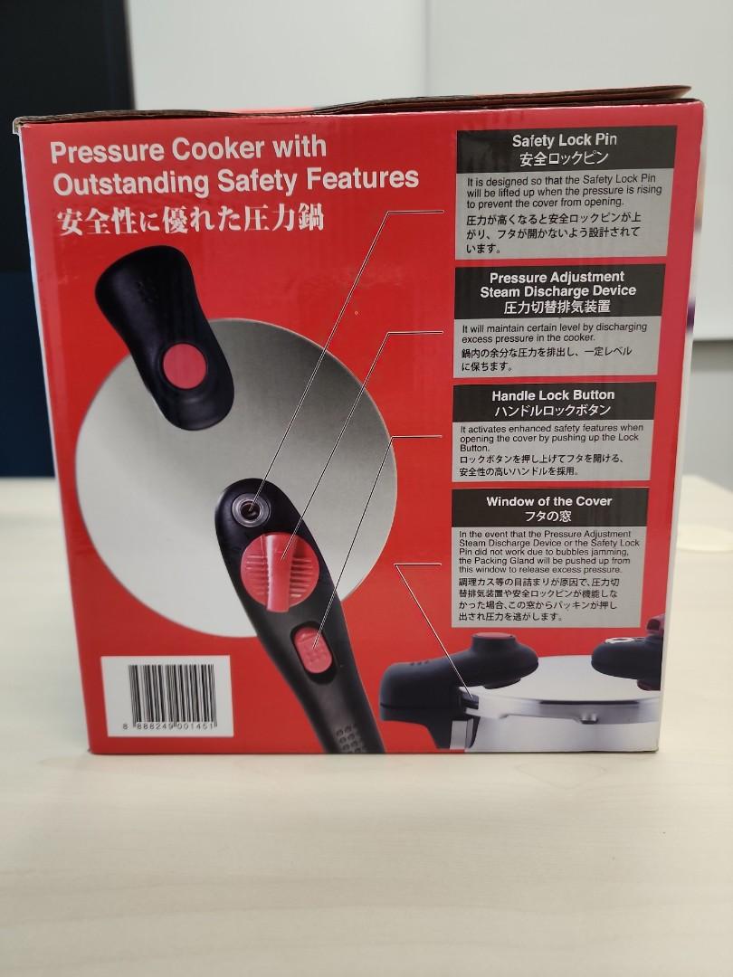 Stainless single handle pressure cooker, TV & Home Appliances, Kitchen ...