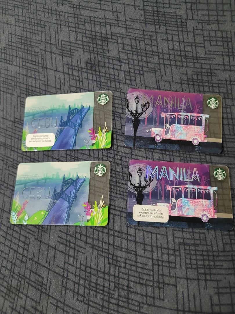 STARBUCKS PH MANILA CEBU city card, Hobbies & Toys, Memorabilia ...
