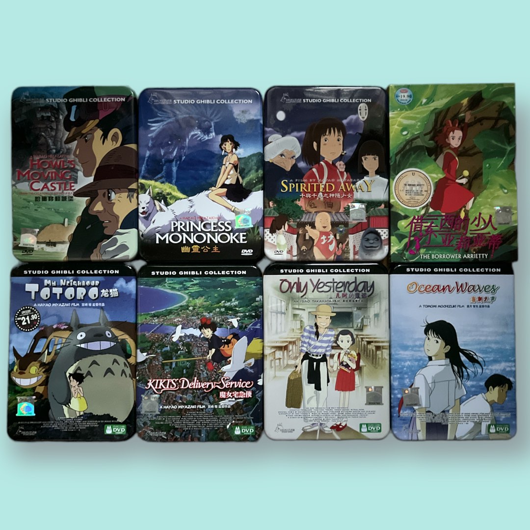 Studio Ghibli DVD Collection, Hobbies & Toys, Music & Media, CDs & DVDs ...