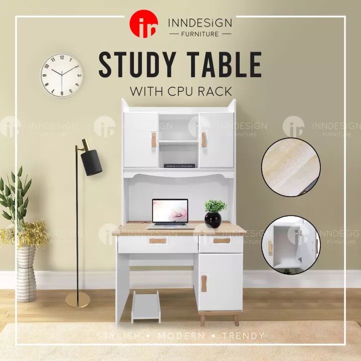 study table with top, Furniture & Home Living, Furniture, Tables & Sets ...