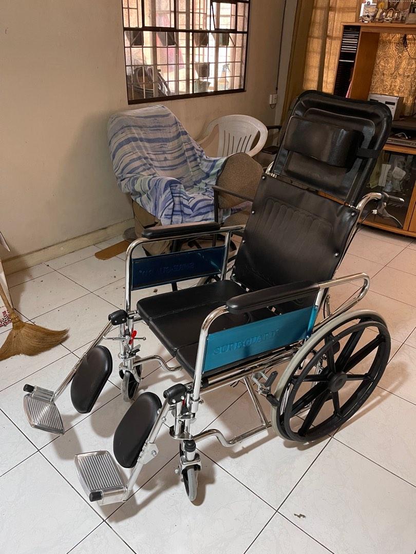 Sureguard heavy duty wheelchair slightly used, Health & Nutrition ...