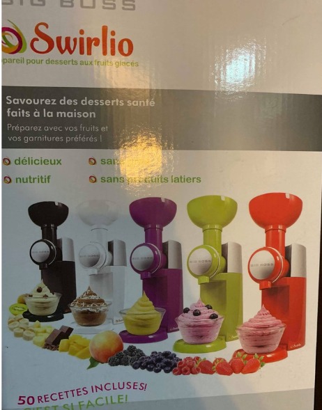 SWIRLIO FROZEN FRUIT DESSERT MAKER, TV & Home Appliances, Kitchen ...