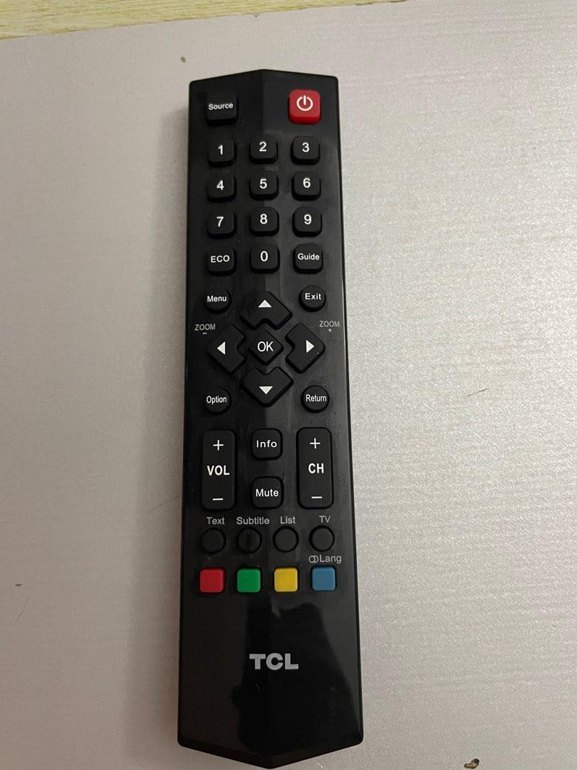 TCL LED TV REMOTE CONTROLLER, TV & Home Appliances, TV & Entertainment ...