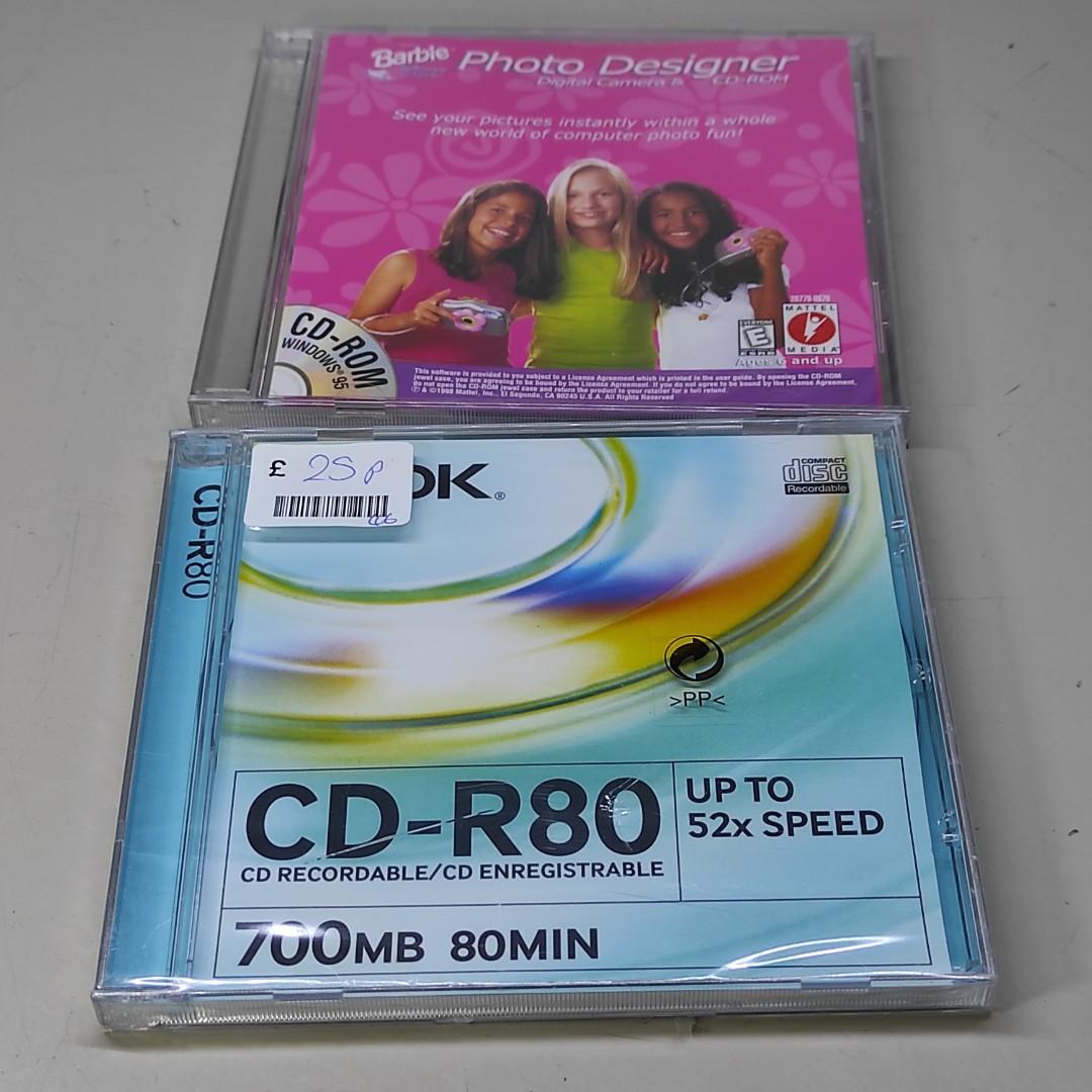 TDK CD-R80 blank CD with free Barbie software for girls @ 195, Hobbies ...