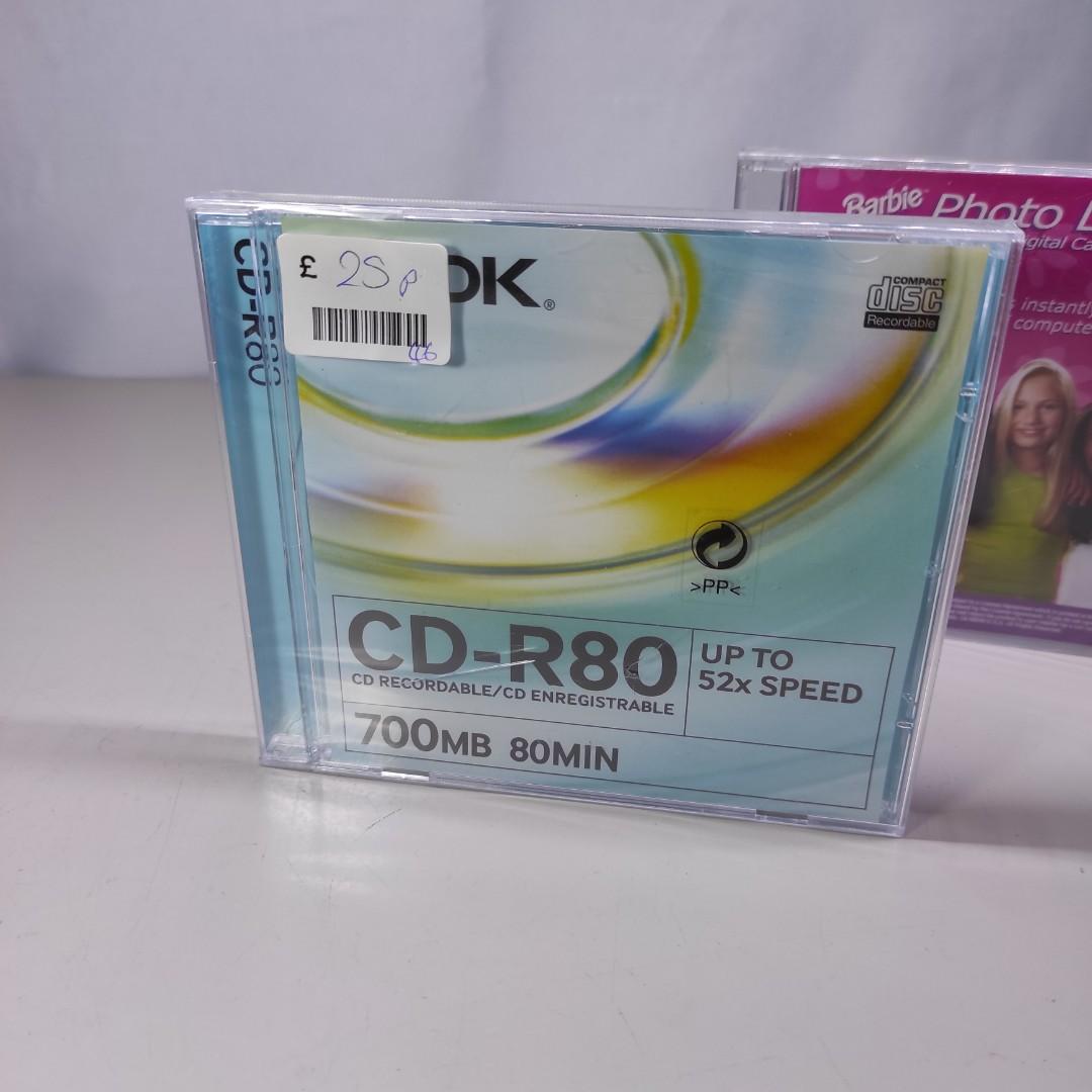 TDK CD-R80 blank CD with free Barbie software for girls @ 195, Hobbies ...