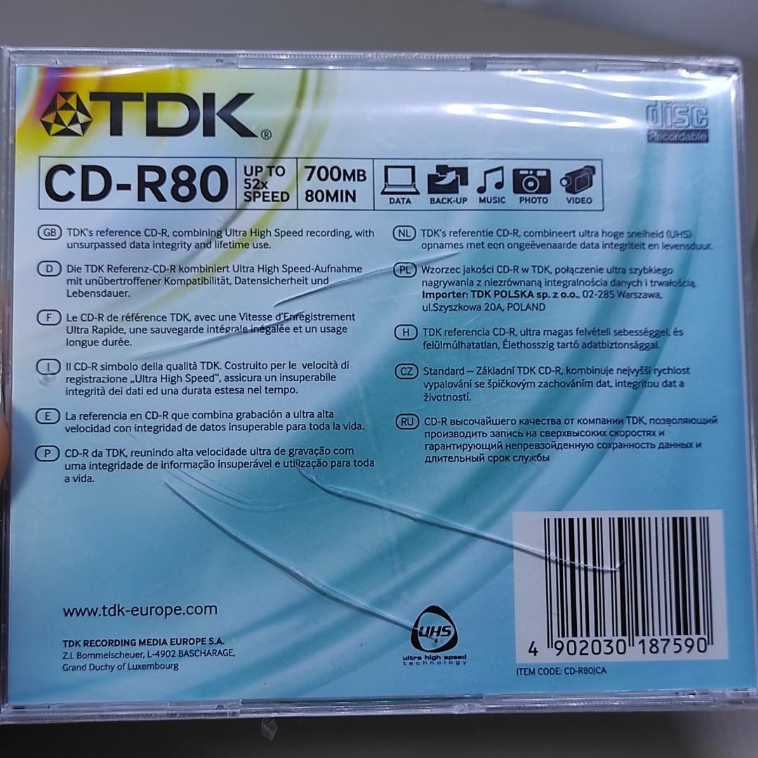 TDK CD-R80 blank CD with free Barbie software for girls @ 195, Hobbies ...
