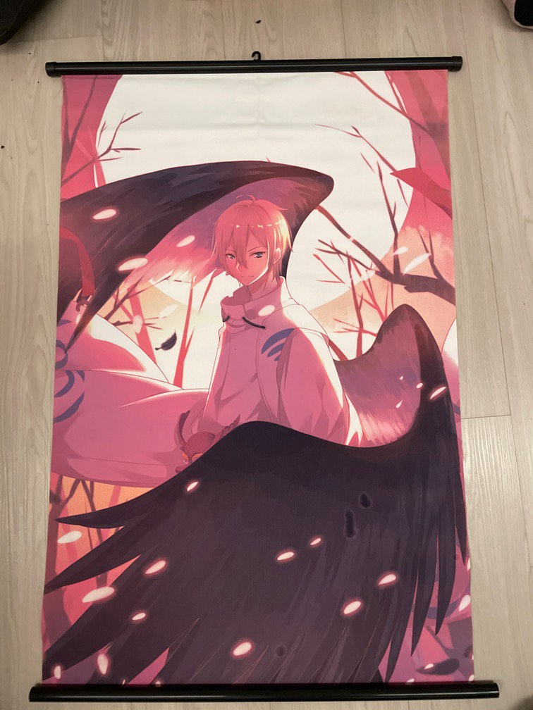 Tengu wall scroll, Furniture & Home Living, Home Decor, Wall Decor on ...