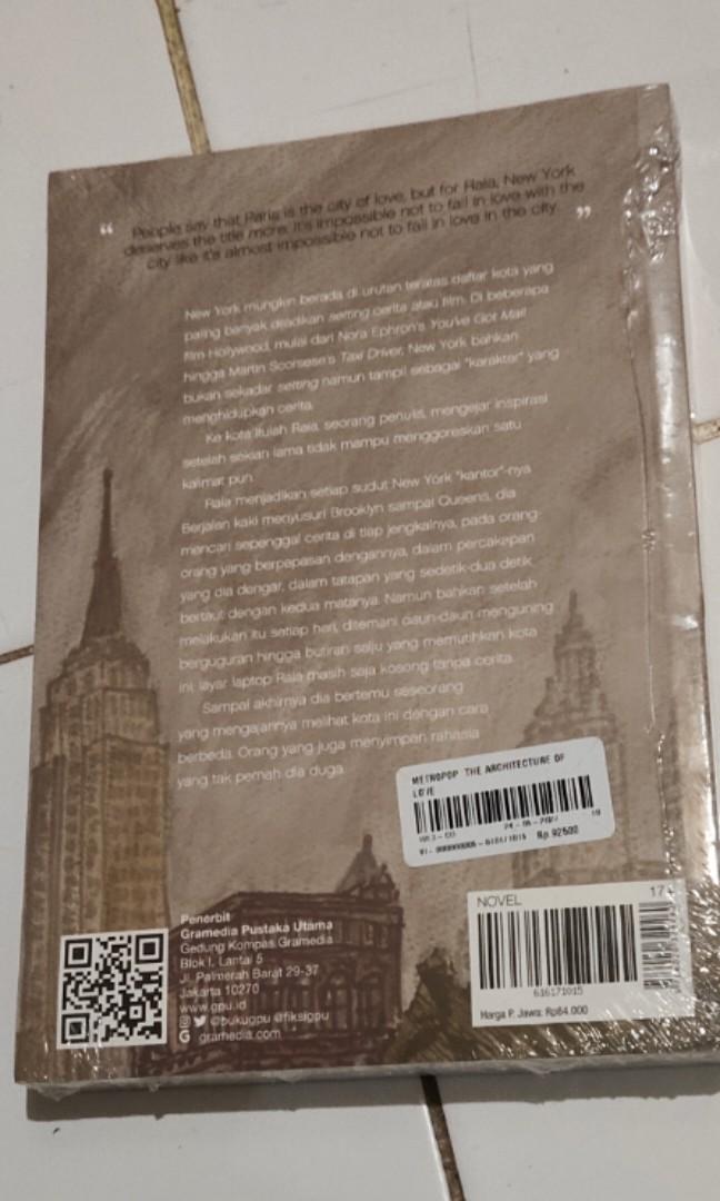 The Architecture Of Love - Ika Natassa, Buku & Alat Tulis, Buku di Carousell