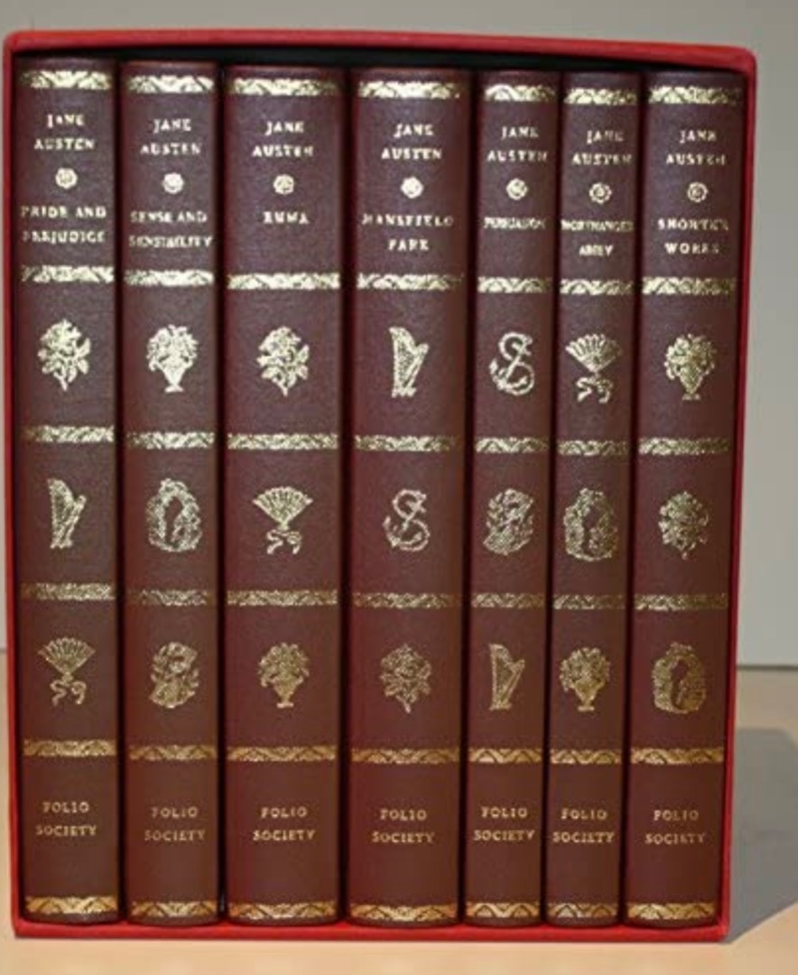 The Folio Society Jane Austen: Mansfield Park, Emma, Pride & Prejudice ...