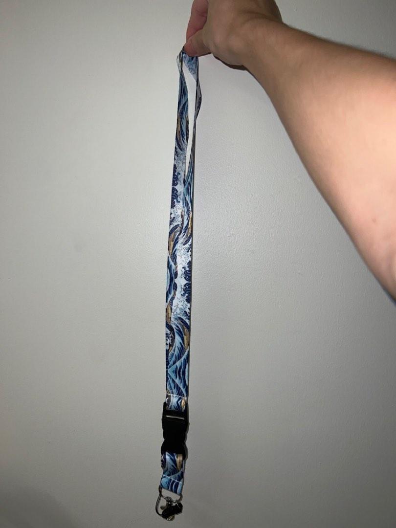 The Great Kanagawa Wave Lanyard, Hobbies & Toys, Stationery & Craft ...