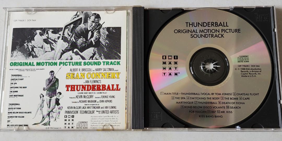 Thunderball ( ORIGINAL SOUNDTRACK ) ( MADE IN USA ) CD, Hobbies & Toys, Music & Media, CDs ...