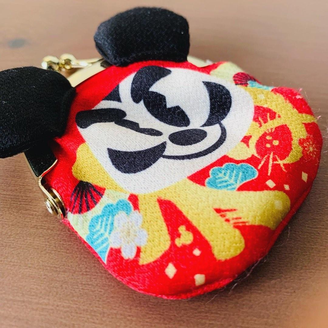 TOKYO DISNEY LAND MICKEY米奇達磨 口金包, 她的時尚, 包包、錢包, 皮夾、卡片套在旋轉拍賣