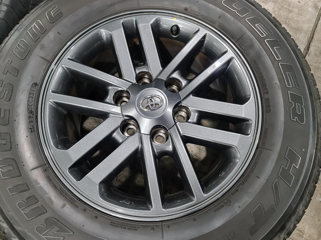 Toyota Fortuner Black Edition Magwheels with Tires 6x139 Fortuner Stock ...
