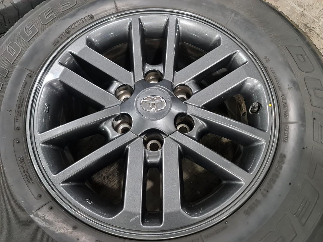 Toyota Fortuner Black Edition Magwheels with Tires 6x139 Fortuner Stock ...