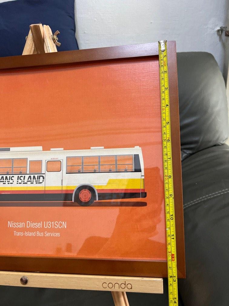 Trans island poster /wooden Edsel stand, Everything Else on Carousell