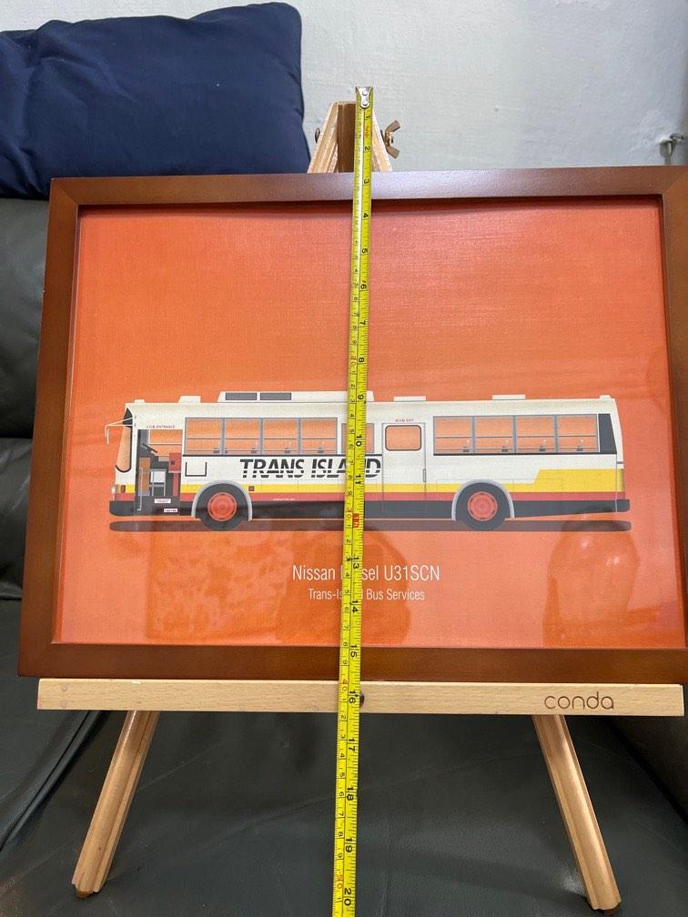 Trans island poster /wooden Edsel stand, Everything Else on Carousell