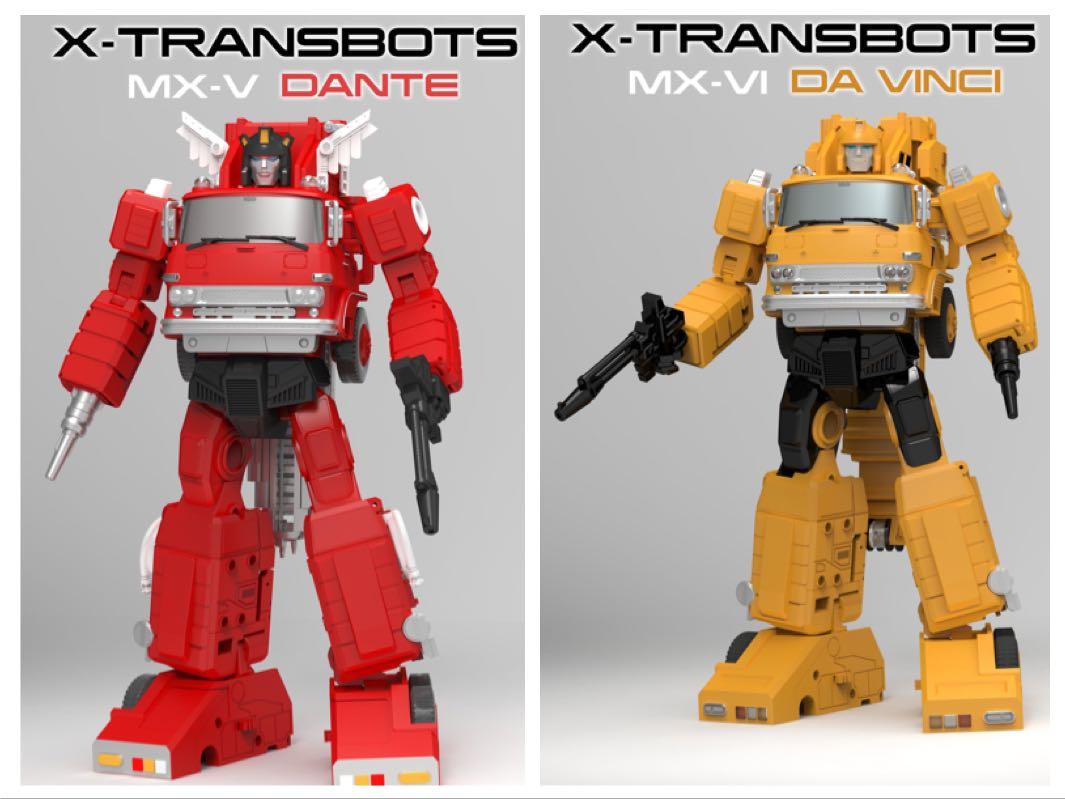 Transformers X-Transbots Xtransbots - MX-V MX-05 MX-5 Dante & MX-VI MX ...