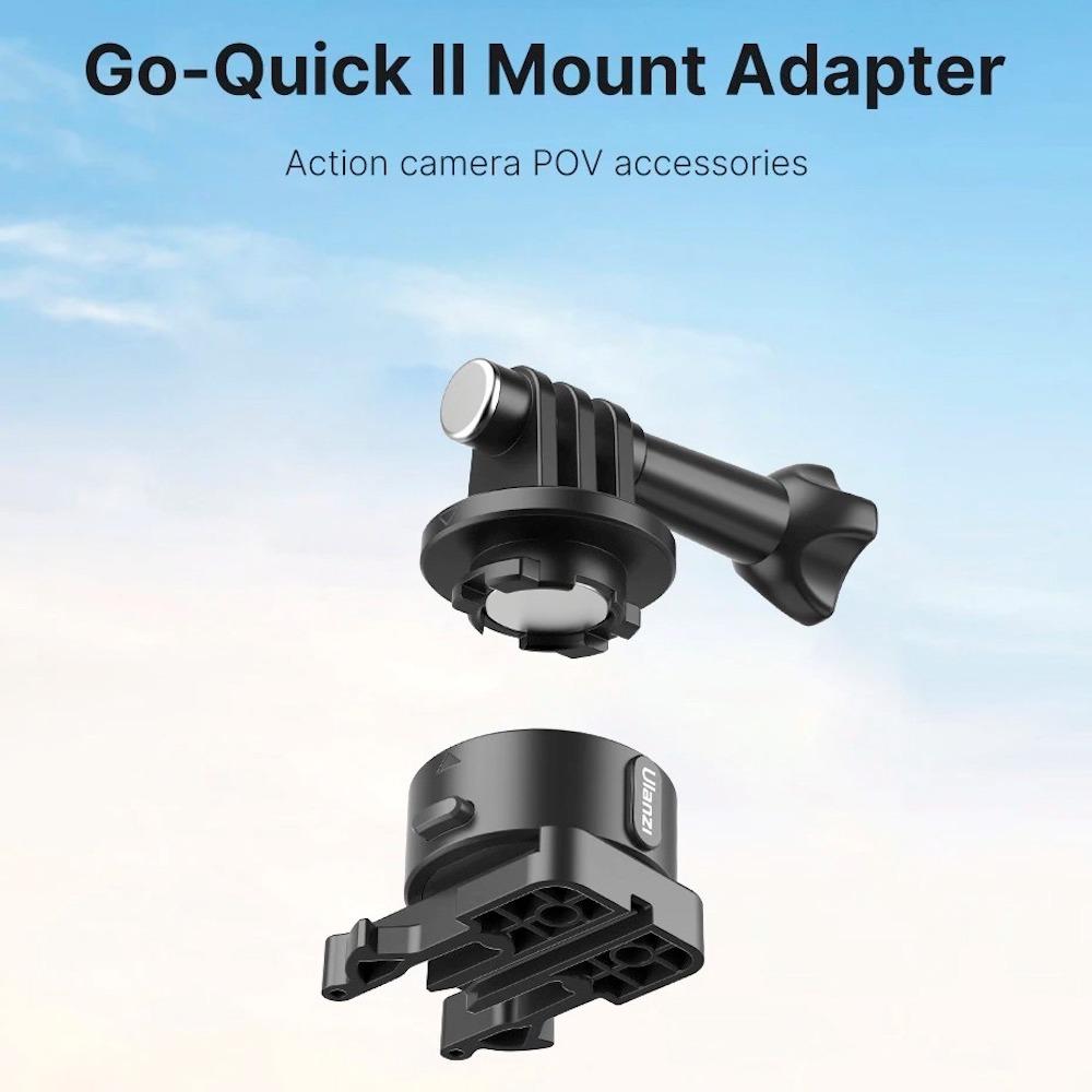 ULANZI Go-Quick II Magnetic Quick Release Buckle Chest Helmet Mount ...