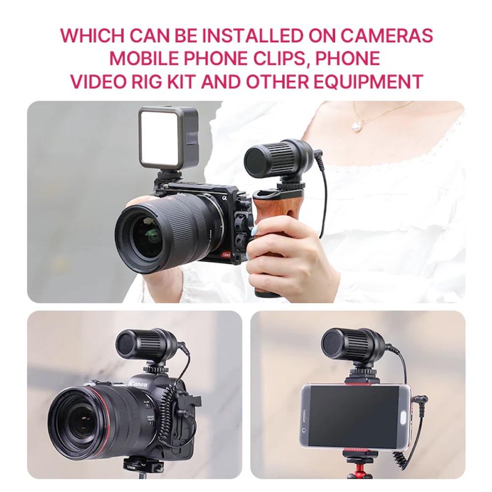 ULANZI Nova Mic 01 Microphone Camera Video Recording Vlog Interview ...