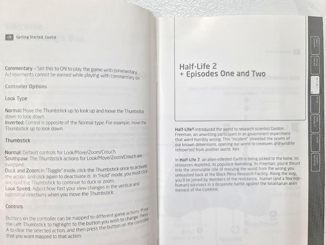 Video Game for Xbox 360 : The Orange Box feat. HALF Life 2, Team ...