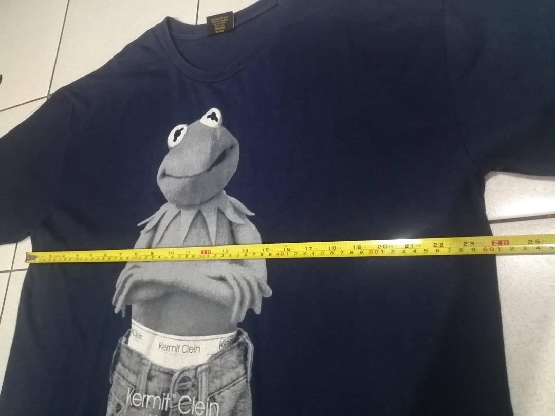Vintage 90s Kermit the Frog Kermit Clein Under Where - Changes Tag T ...