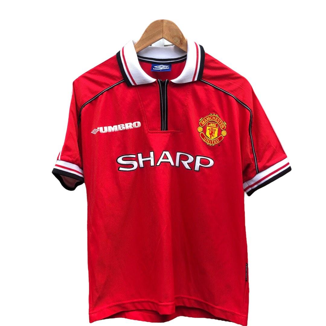 Vintage Sharp Soccer Jersey, Men's Fashion, Tops & Sets, Tshirts & Polo ...