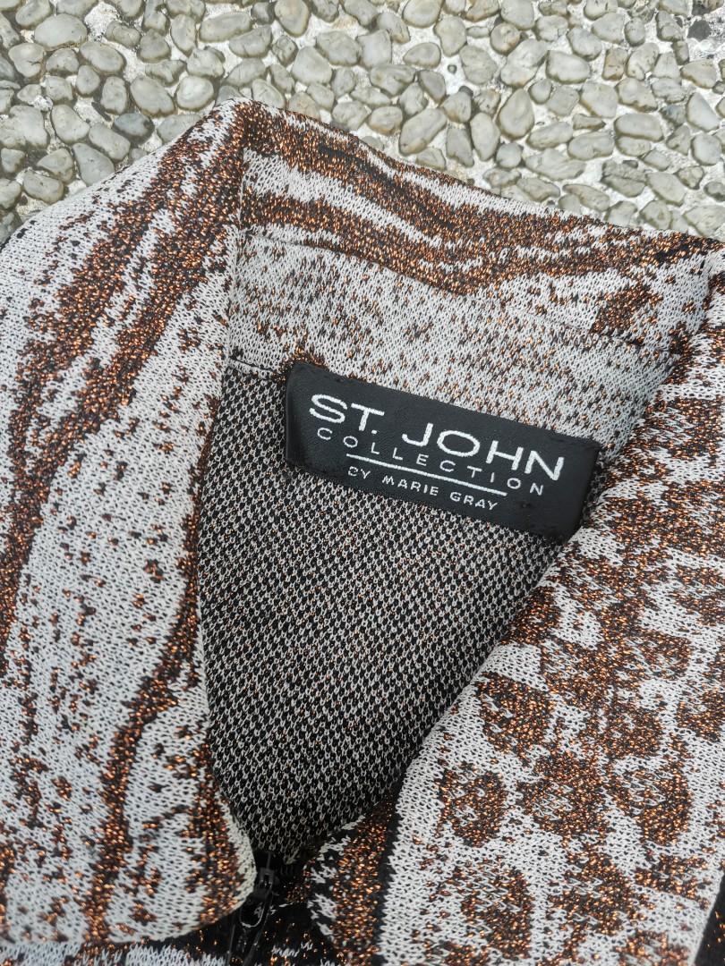 Vintage St. John Graphic Knit, Women's Fashion, Coats, Jackets and ...