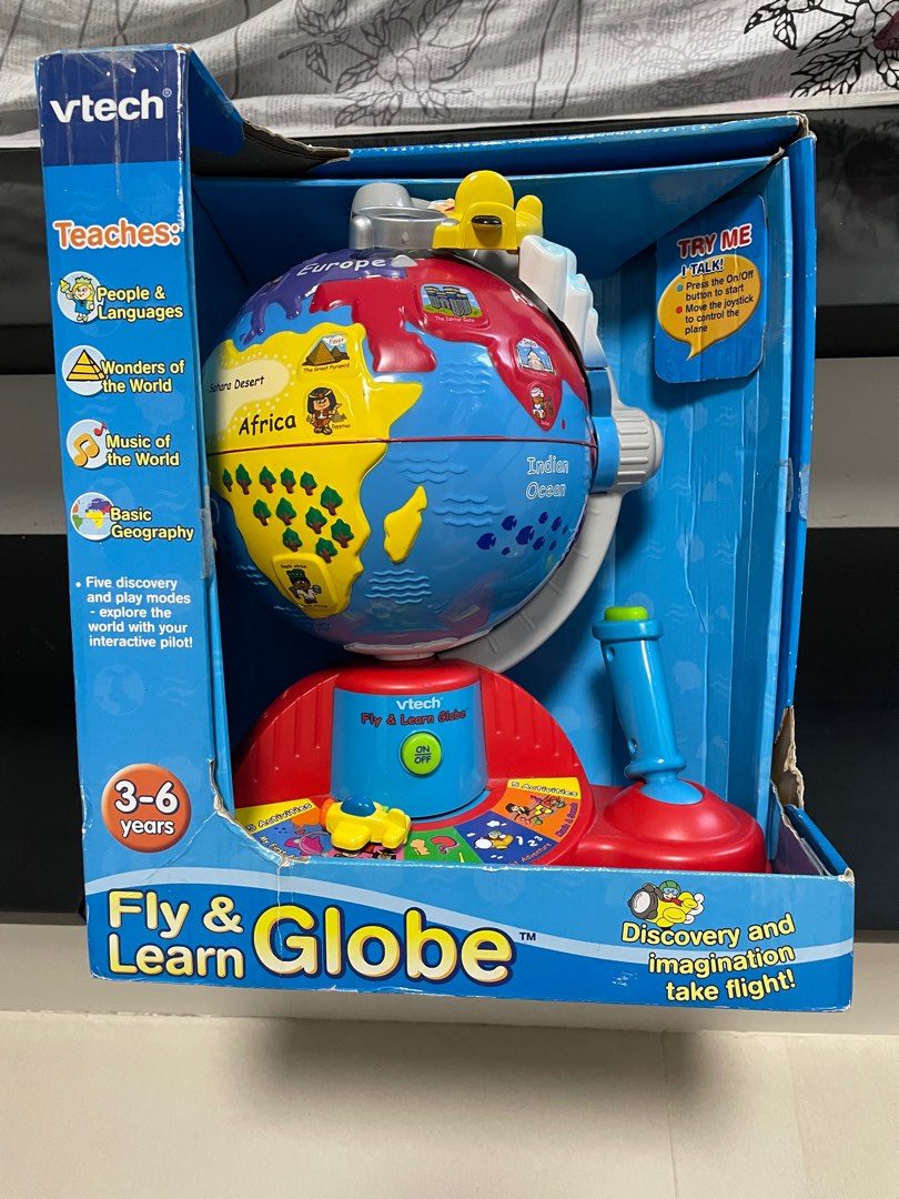 Vtech 發聲地球儀 the globe, 兒童＆孕婦用品, 嬰兒玩具 - Carousell